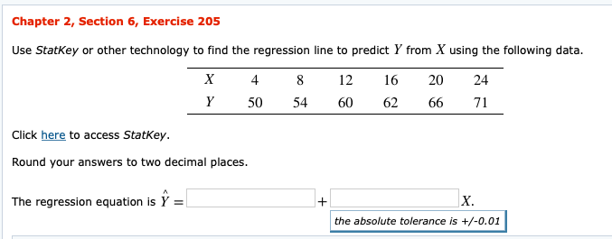 Solved Chapter 2 Section 6 Exercise 205 Use Statkey Or 9527