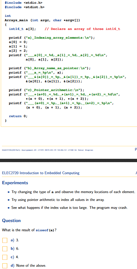 Solved #include #include int Arrays_main (int arge, char | Chegg.com