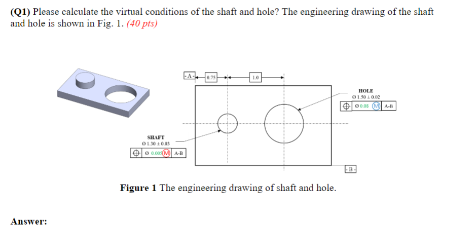 Solved (Q1) Please calculate the virtual conditions of the | Chegg.com