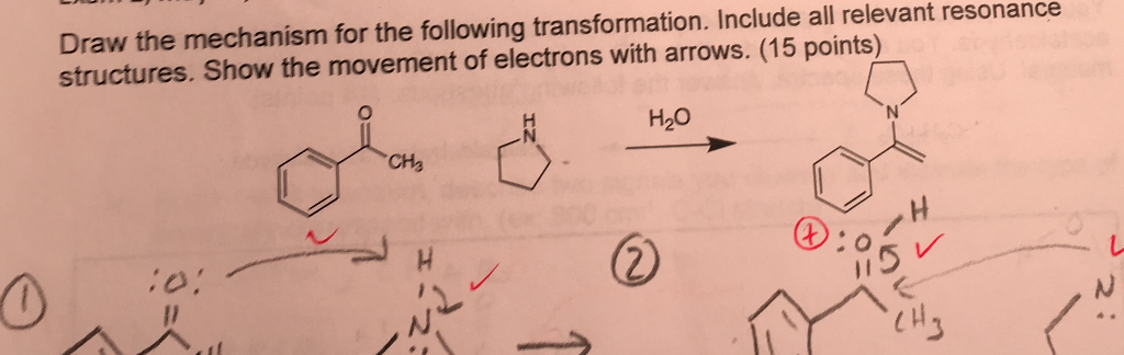 Solved Draw the mechanism for the following transformation. | Chegg.com