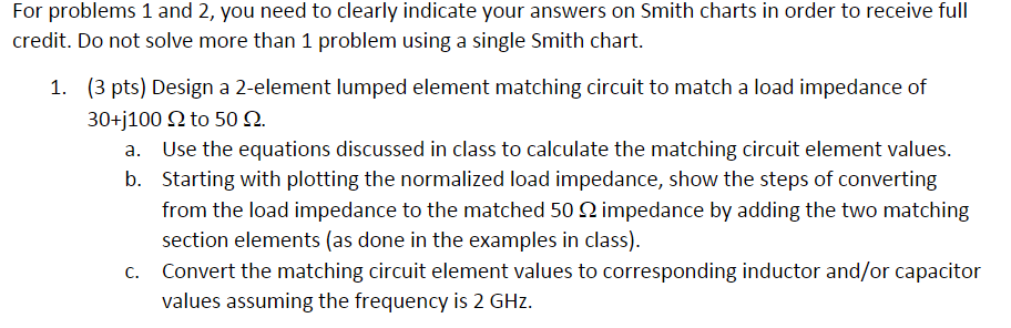 Solved For problems 1 and 2, you need to clearly indicate | Chegg.com