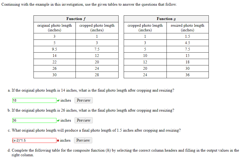 Solved Continuing with the example in this investigation, | Chegg.com
