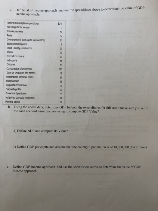 Solved A. Quantitative questions (10) questions 100 points. | Chegg.com