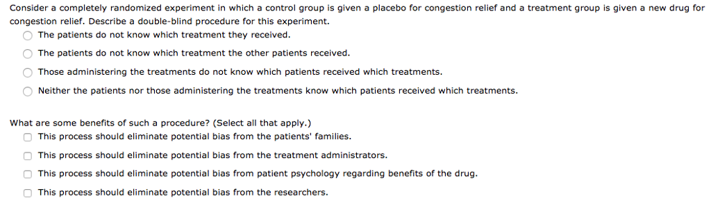 Solved Consider a completely randomized experiment in which | Chegg.com