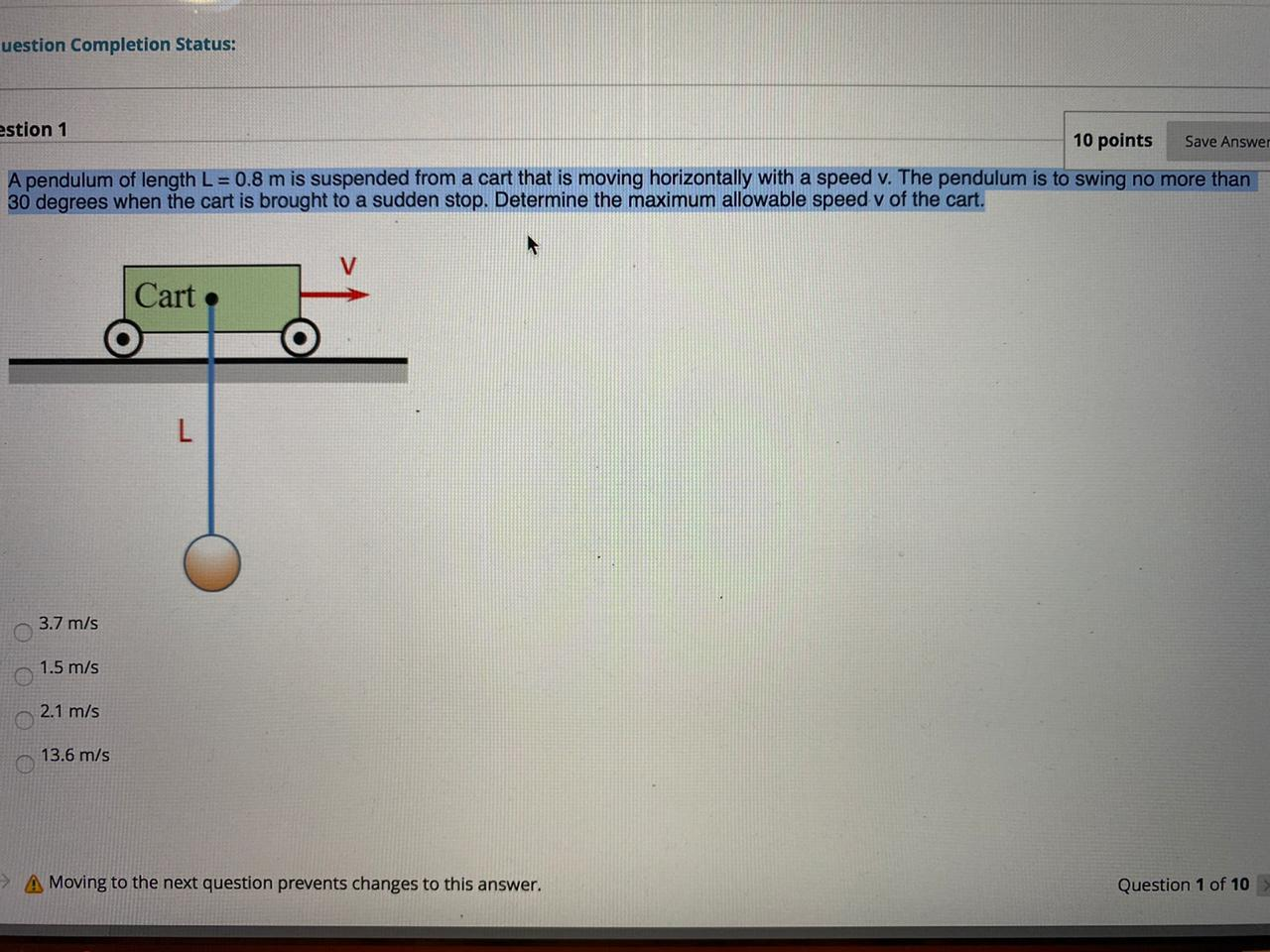 Solved uestion Completion Status: estion 1 10 points Save | Chegg.com Solved uestion Completion Status: estion 1 10 points Save | Chegg.com