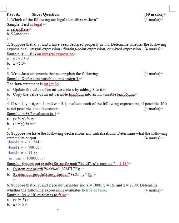 Solved 11. Consider the short-circuit evaluation in Java. | Chegg.com