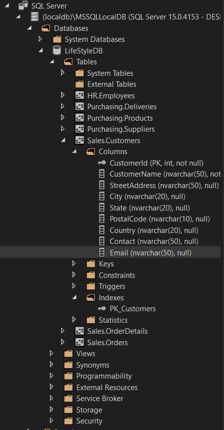 Solved Write an SQL statement to add the email | Chegg.com