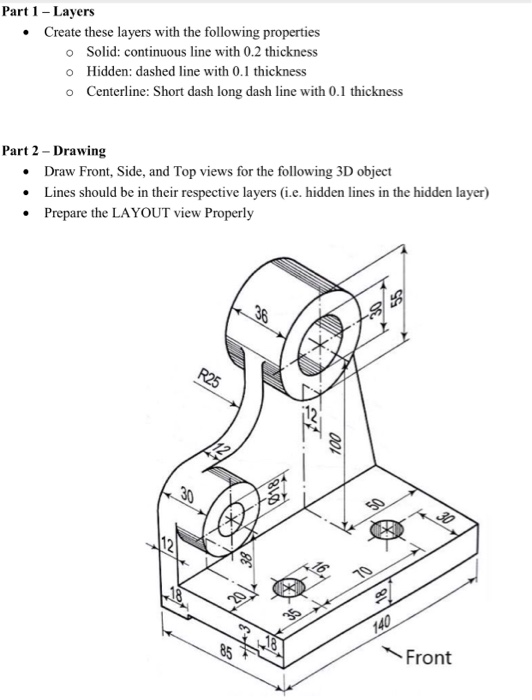 Solved Part 1 - Layers Create these layers with the | Chegg.com