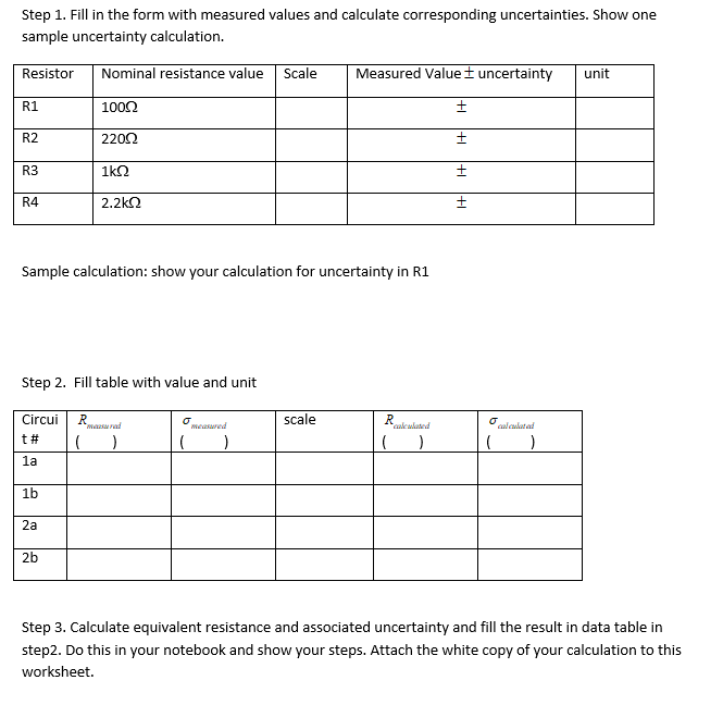 Use the nominal values given in the instruction , | Chegg.com