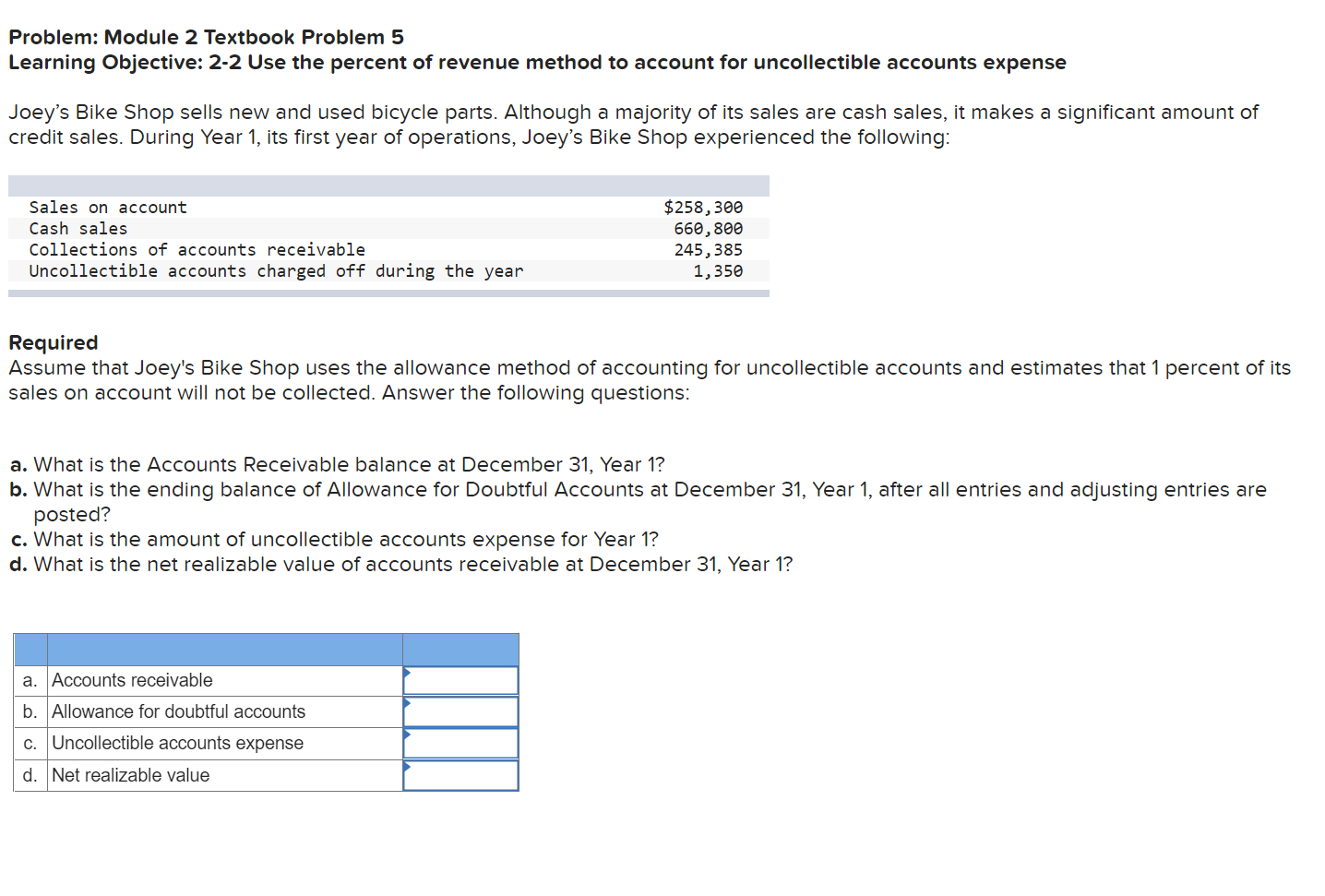 Solved Problem: Module 2 Textbook Problem 5 Learning | Chegg.com