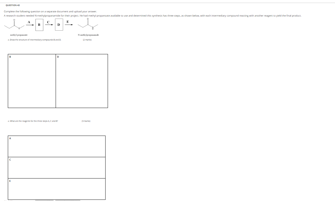 Solved Complete the following question on a separate | Chegg.com