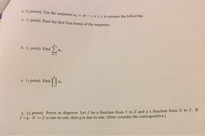 Solved 1. (8 points) D . (8 points) etermine whether each | Chegg.com