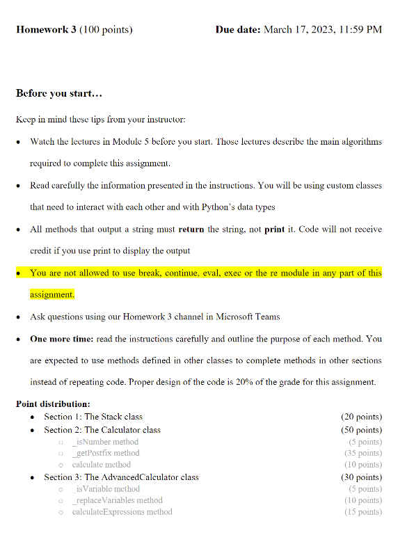 Solved Please solve the calculator class by using the stack | Chegg.com