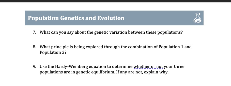 Solved EXERCISE 1: GENETIC VARIATION Data Sheet Post-Lab | Chegg.com