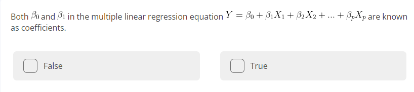 Solved Both β0 and β1 in the multiple linear regression | Chegg.com