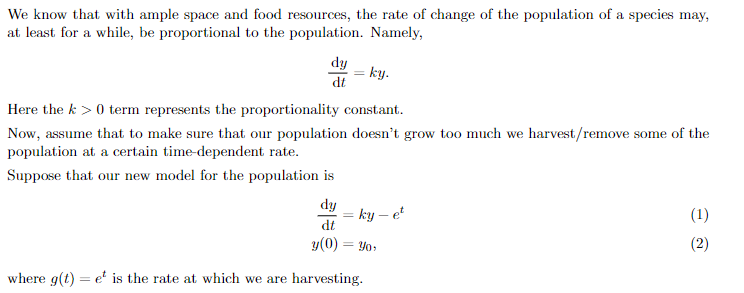 Solved We know that with ample space and food resources, the | Chegg.com
