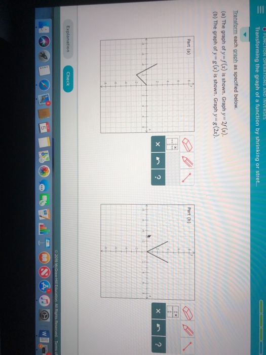 Solved Transforming The Graph Of A Function By Shrinking Or