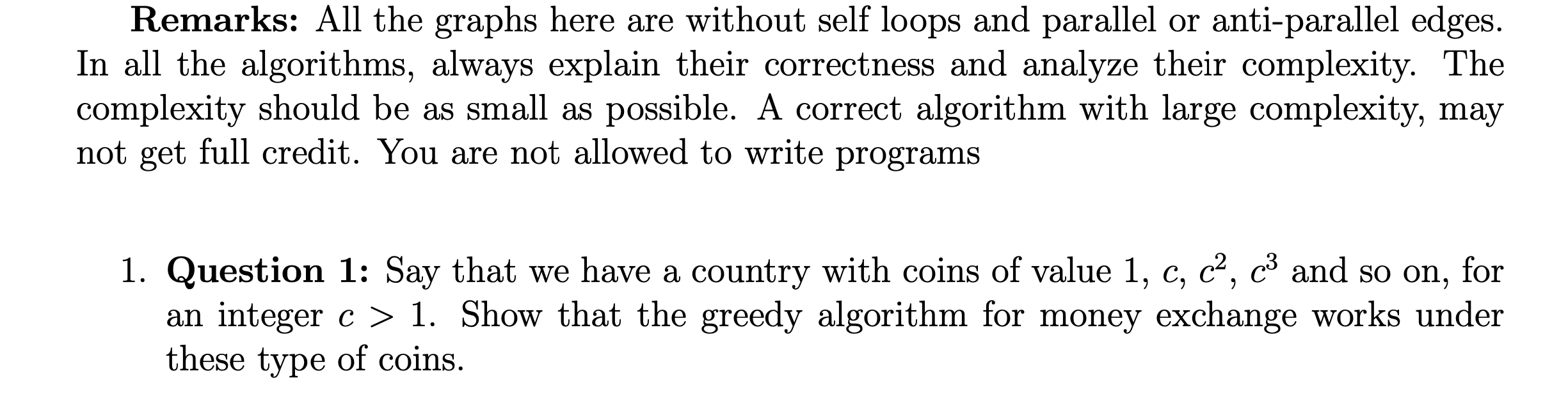 Solved Remarks: All the graphs here are without self loops | Chegg.com