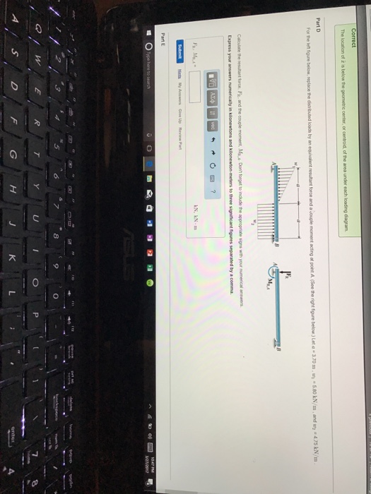 Solved For the left figure below, replace the distributed | Chegg.com