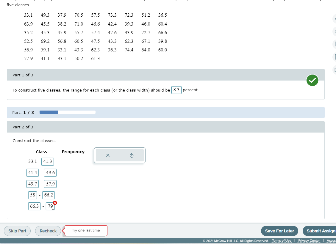 Solved I need to know the answer to the last value marked | Chegg.com