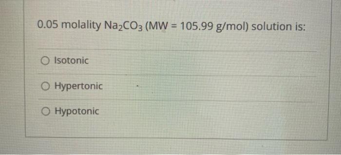 Solved 0.05 molality \\( \\mathrm{Na}_{2} | Chegg.com