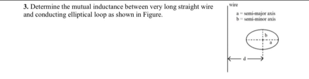 Solved 3. Determine the mutual inductance between very long | Chegg.com