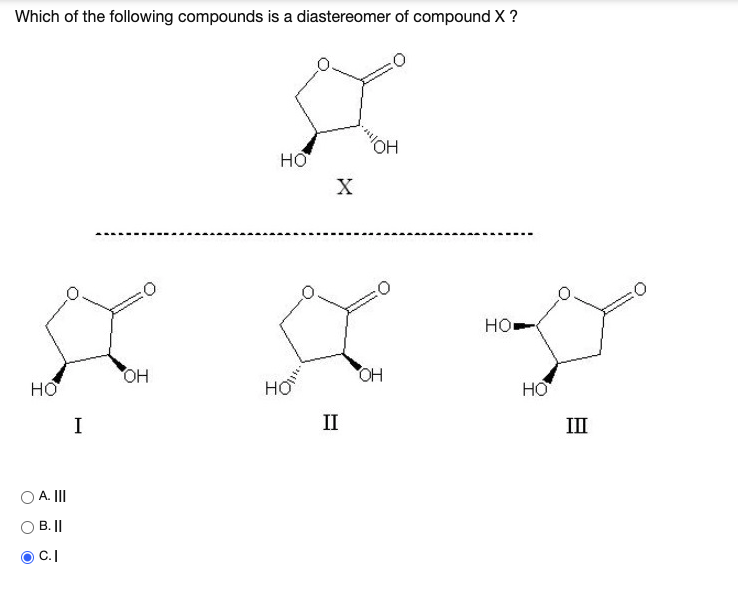 Solved Which of the following compounds is a diastereomer of | Chegg.com