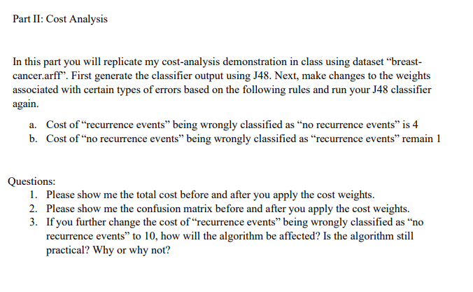 Solved In this part you will replicate my cost-analysis | Chegg.com