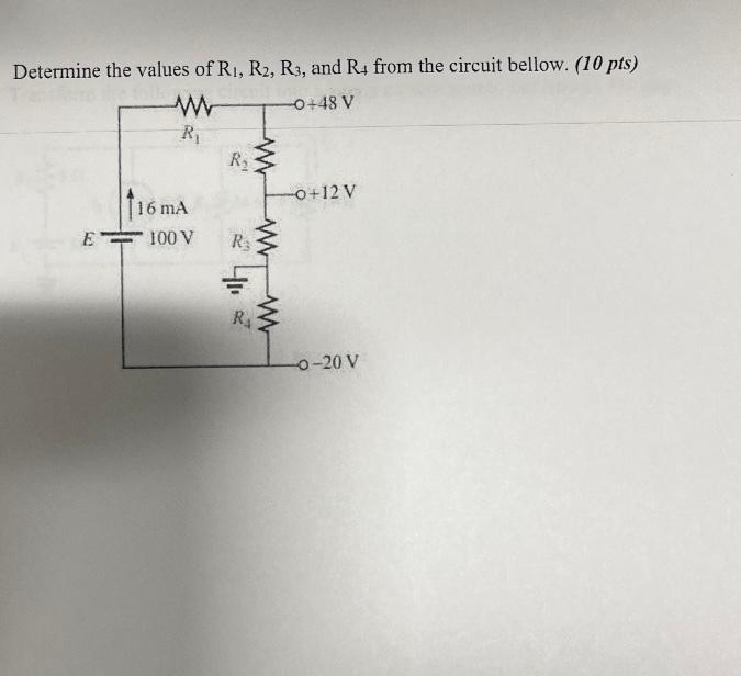 Solved For the circuit shown below: find I4 and V2. (10 | Chegg.com