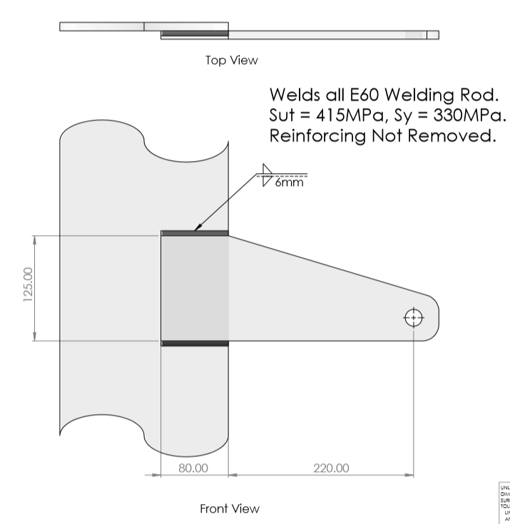 Solved QUESTION 1 (20 marks) The bracket arrangement shown | Chegg.com
