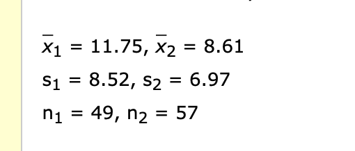 Solved For each question, create an approximate 95% CI and | Chegg.com