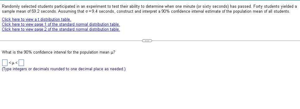 Solved Randomly selected students participated in an | Chegg.com