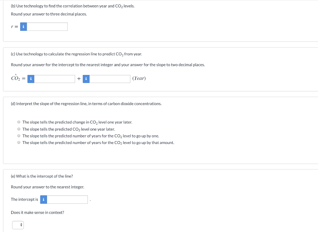 Solved Concentration of CO2 in the Atmosphere Levels of | Chegg.com