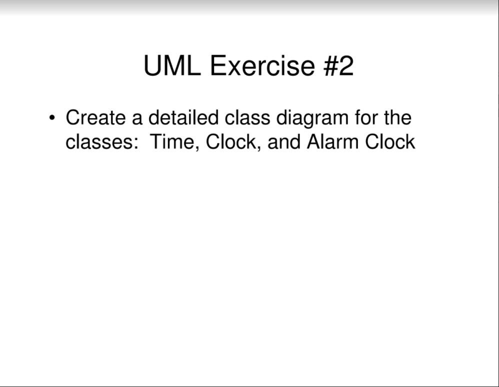 Solved UML Exercise #2 . Create a detailed class diagram for | Chegg.com