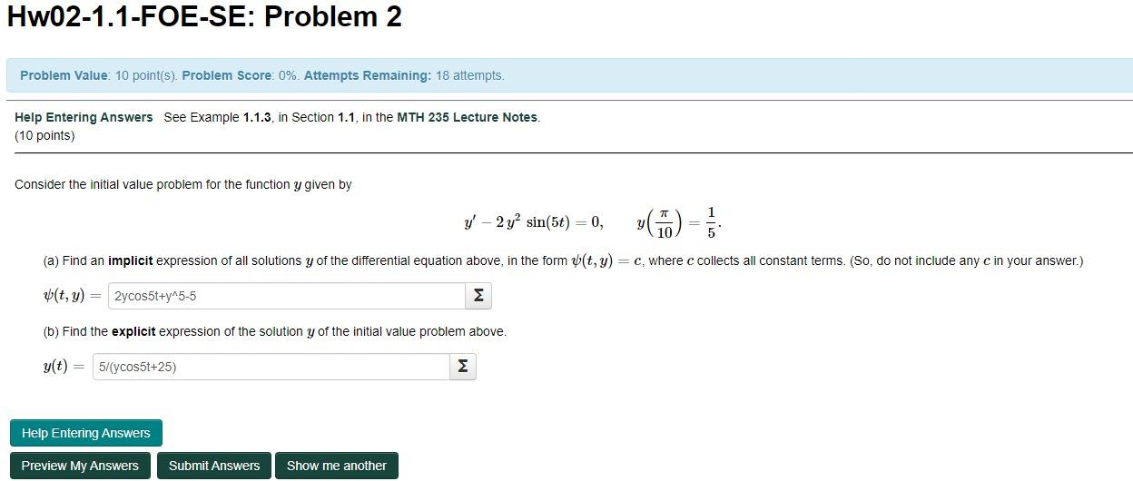 Solved Hw02 11 Foe Se Problem 2 Problem Value 