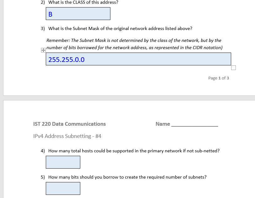 Solved Prohlam Δ. You have been given the 172.16.10.0/24 | Chegg.com