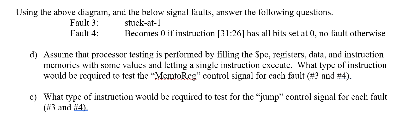 Branch M 4 Add Add M ALU operation Data PC Address | Chegg.com