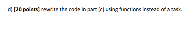Solved C 20 Points Write A Verilog Hdl Module To 4982