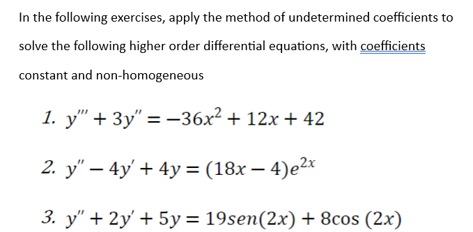 Solved In the following exercises, apply the method of | Chegg.com