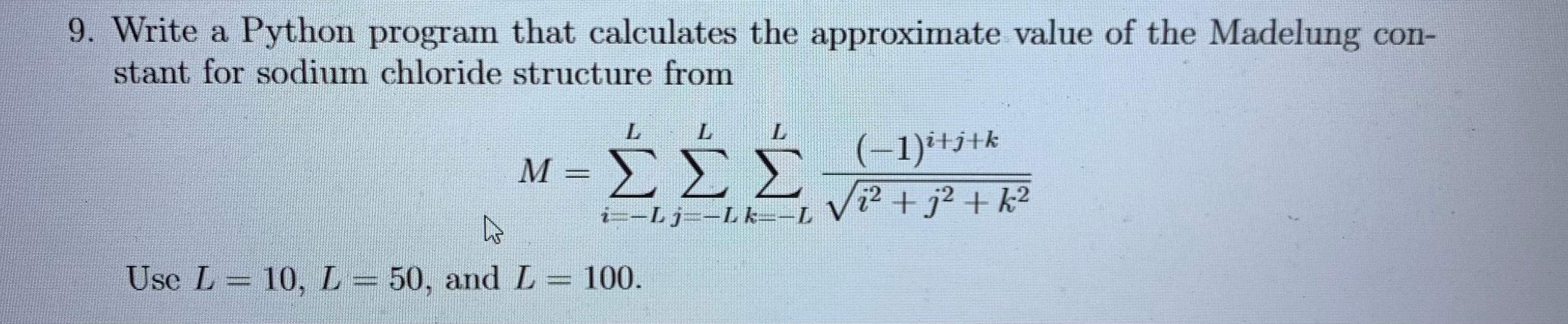 Solved 9. Write a Python program that calculates the | Chegg.com