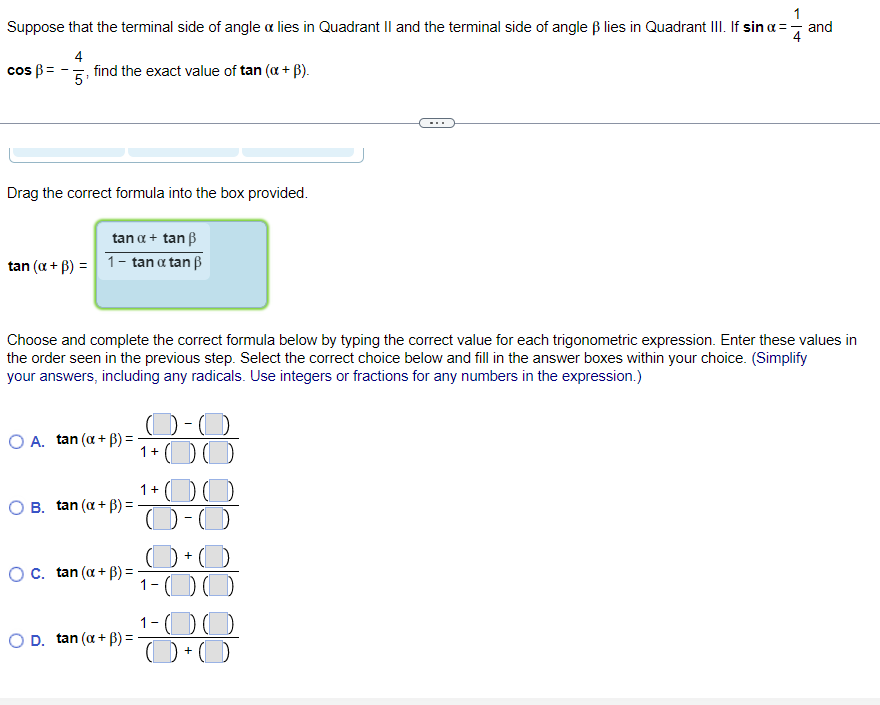 Solved Suppose that the terminal side of angle α lies in | Chegg.com