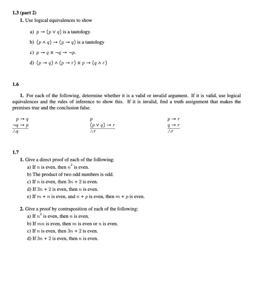Solved 1 Find The Sum Of Products Expansions Of These