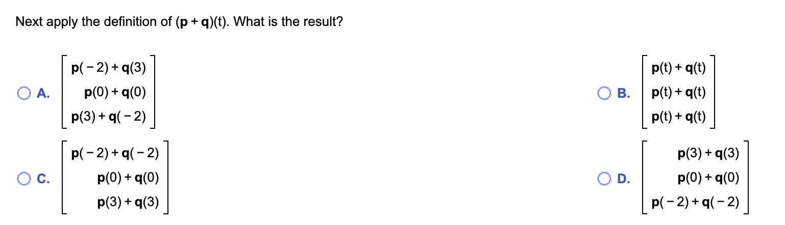 Solved Define T:P2→R3 as shown to the right. a. Find the | Chegg.com