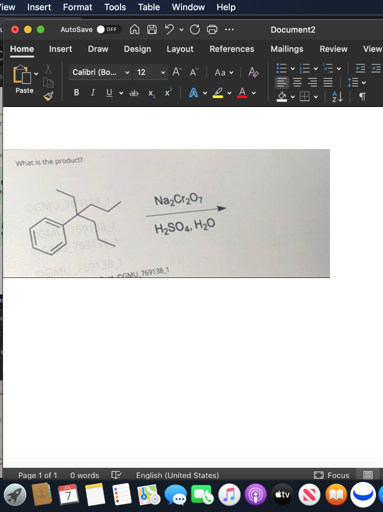 Solved 'iew Insert Format Tools Table Window Help AutoSave | Chegg.com