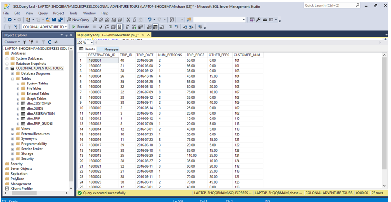 Solved TERT TITATIEF SQL Query1.sql-L..QBMAM chase (5211" + | Chegg.com