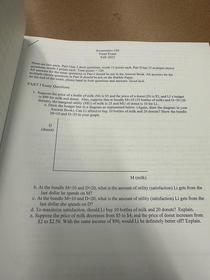 There are two parts. Part 1 has 3 short questions, | Chegg.com