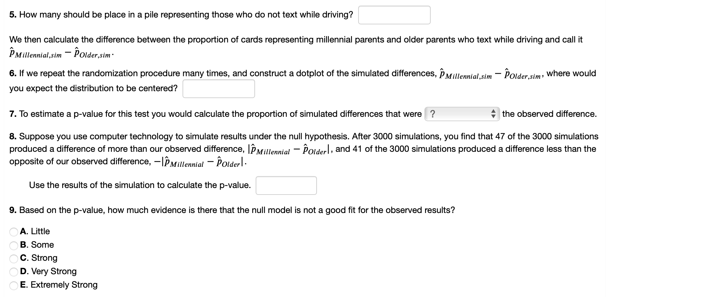 Solved (12 points) Texting and driving - According to the | Chegg.com