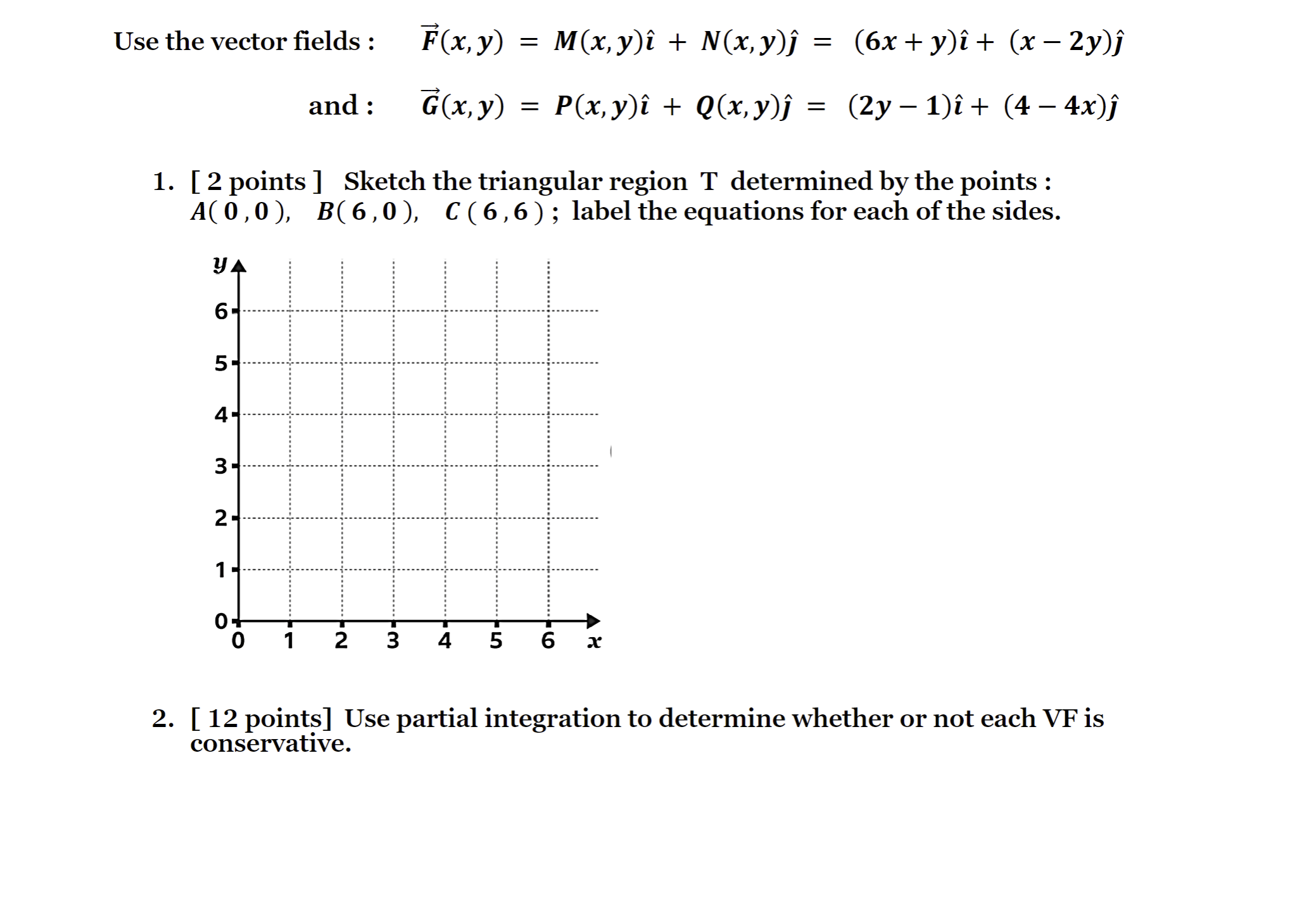 Solved Use the vector fields : | Chegg.com