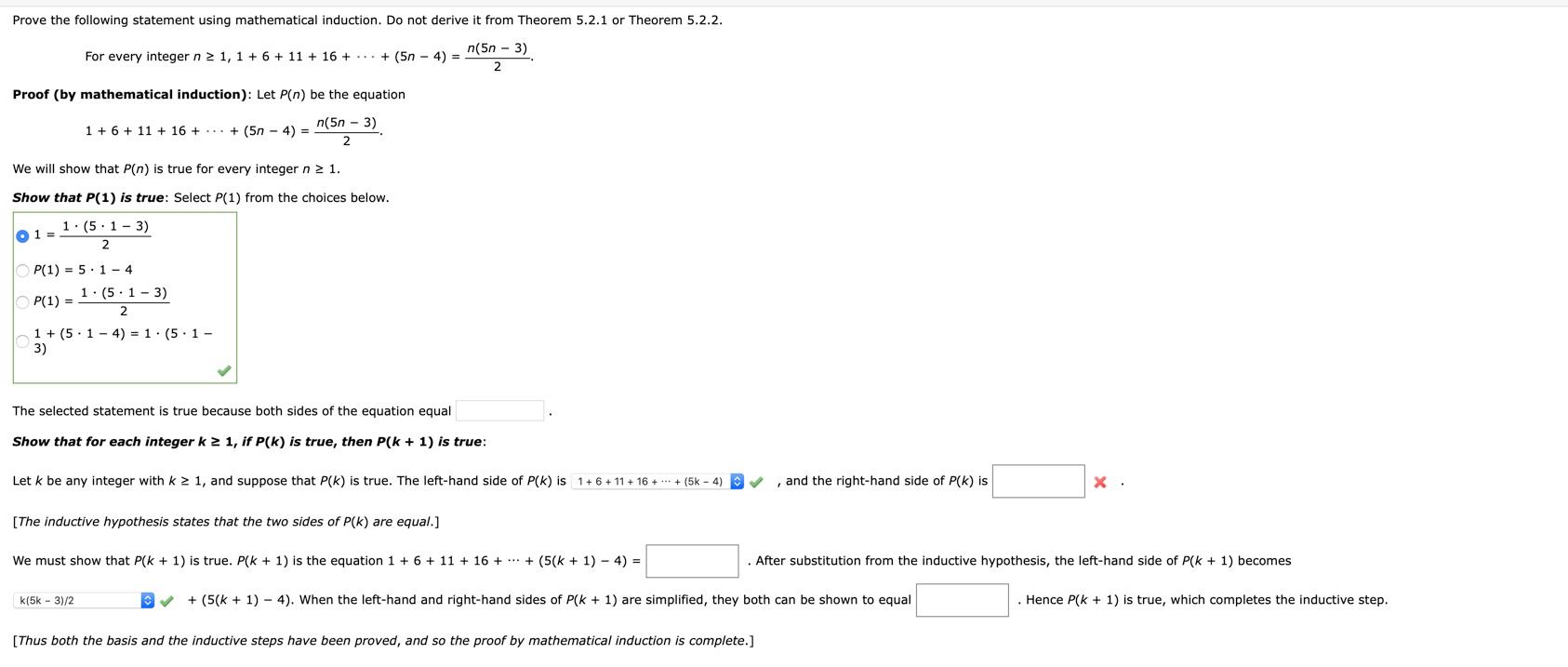 Solved Prove the following statement using mathematical | Chegg.com