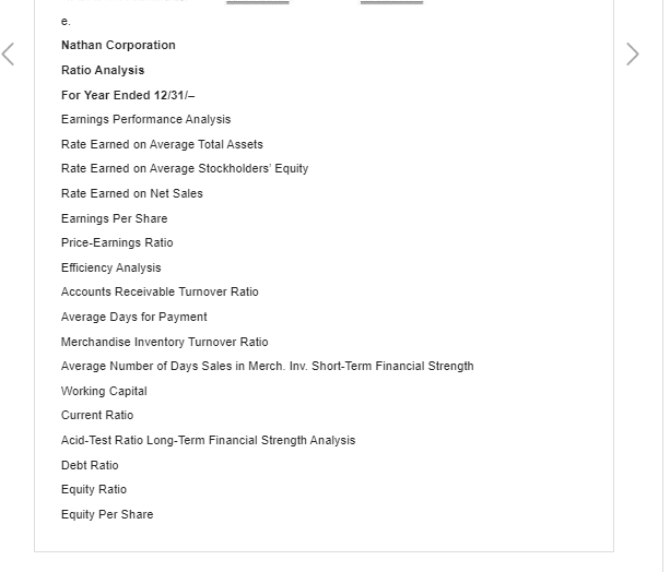 Solved Prepare A Horizontal Vertical And Ratio Analysis 6142